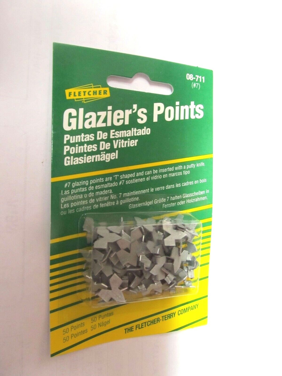 Glaziers Push Points No. 7 Fletcher #08-711 50 points per box NEW ...