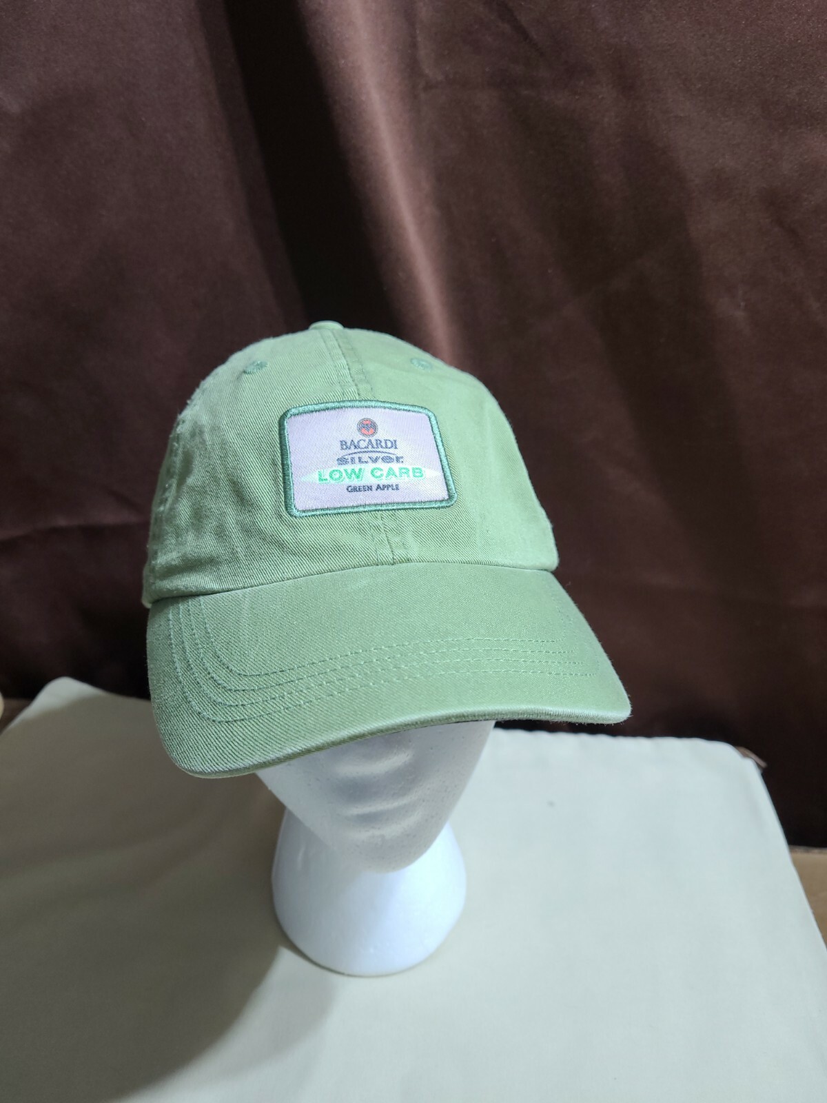 Bacardi Silver Low Carb Green Apple Baseball Cap Hat … - Gem