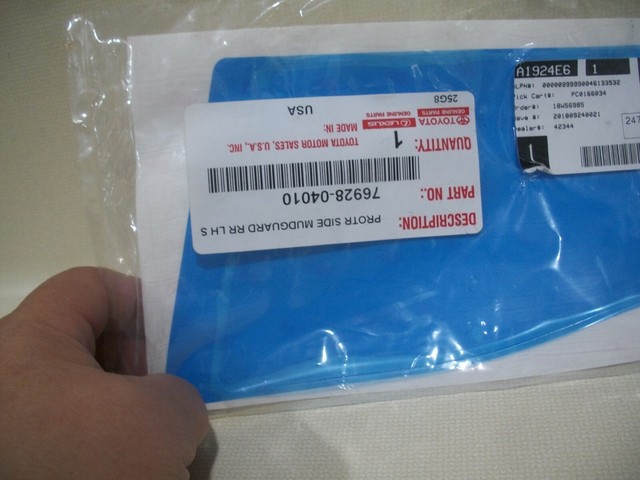 Genuine Toyota Tacoma Side Panel Protector 76928-04010 for sale online ...