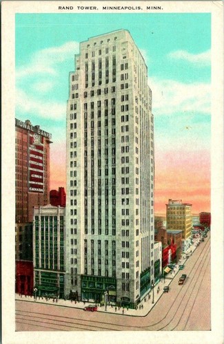 Postcard Rand Tower Minneapolis Minn | eBay