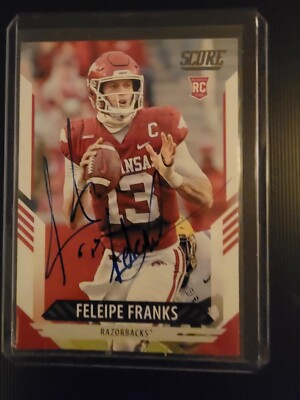 Feleipe Franks Hand Signed Autographed Score Rookie Card | eBay