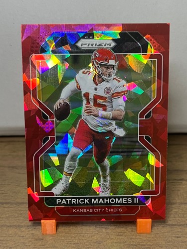 2021 Panini Prizm - Patrick Mahomes II #190 Red Ice Prizm Color Match ...
