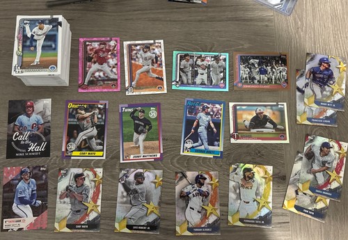 2025 Topps Series 1 Baseball Lot (~158 Cards) Silver, Insert, Numbered ...