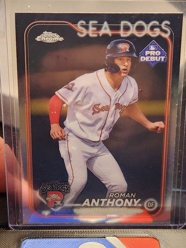 2024 Topps Chrome Pro Debut - Roman Anthony Refractor Boston Red Sox ...