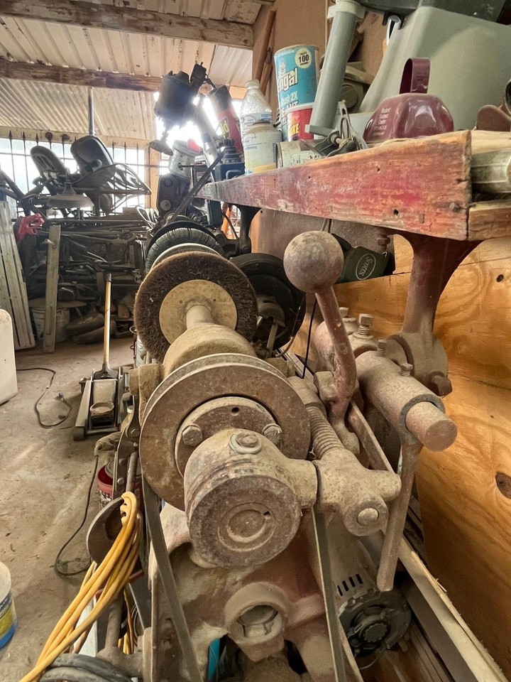 Champion shoe finisher line machine lathe | eBay