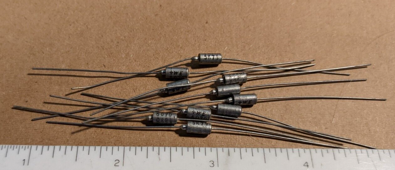 Lot of 10 NOS Western Electric 607D Polarized .47ufd 60V Capacitors | eBay