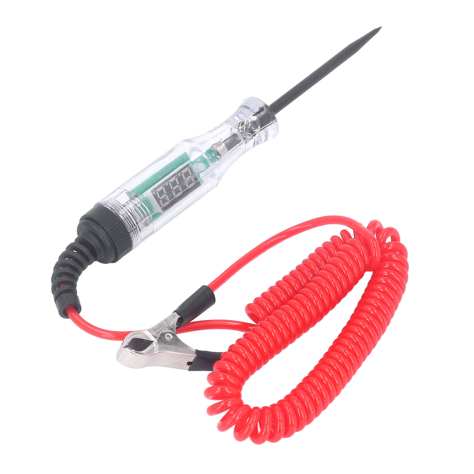 Automotive Test Pen LED Circuit Tester Digital Electric Tester Red Wire ...