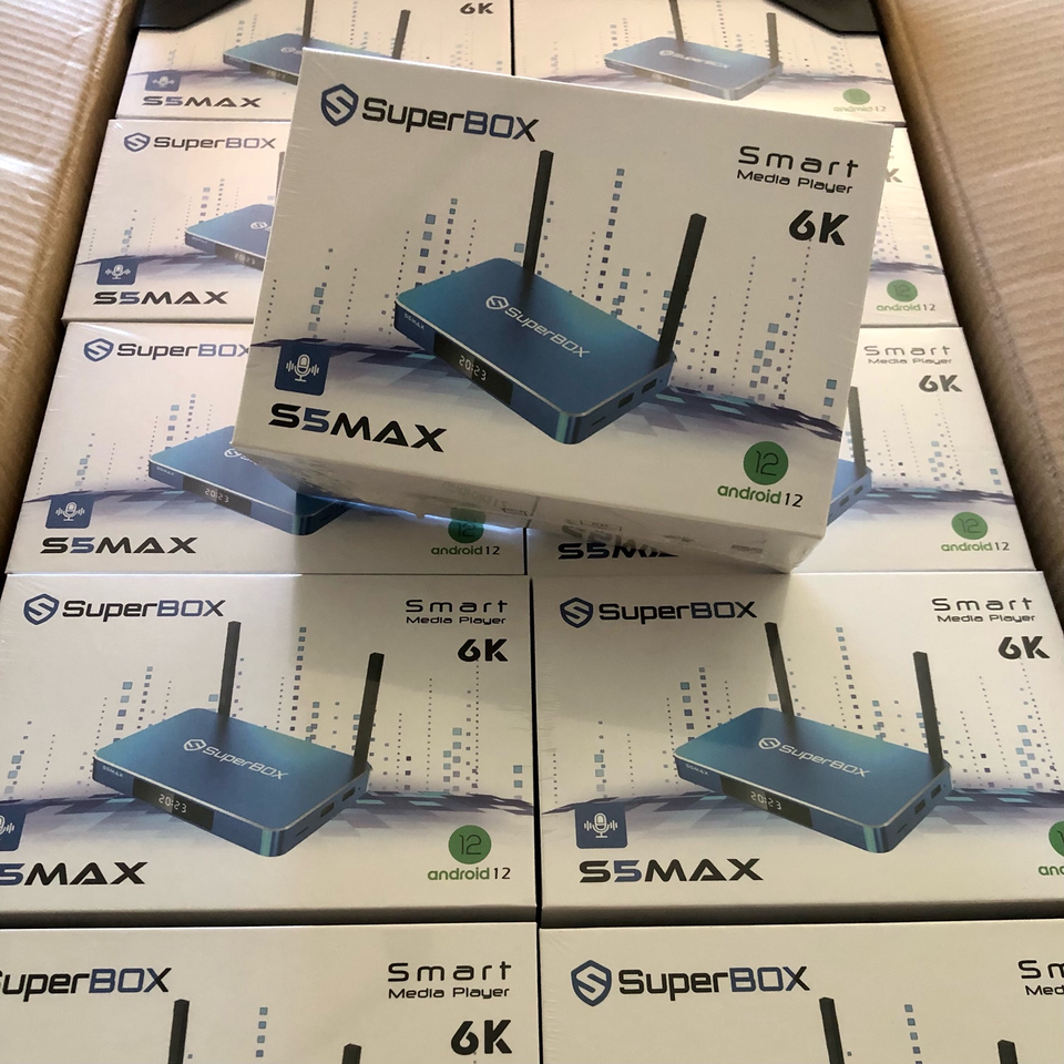 NEW Cetified Manufacturer Direct SUPERBOX S5 MAX Streaming Box + FREE ...