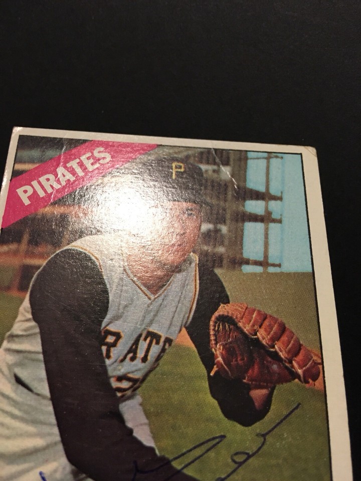 Don Schwall Pirates Signed 1966 Topps Baseball Card #144 Auto Autograph ...