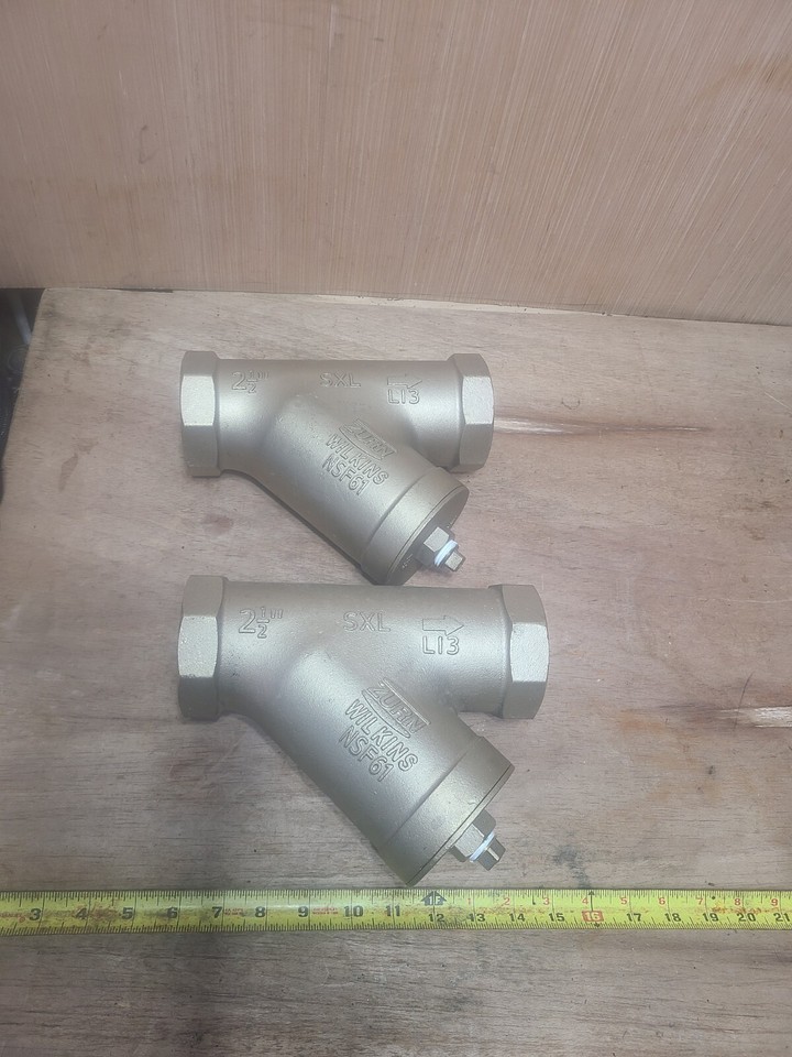 Zurn Wilkins 2-1/2" Y Wye Cast Bronze NSF 61 Strainer | eBay