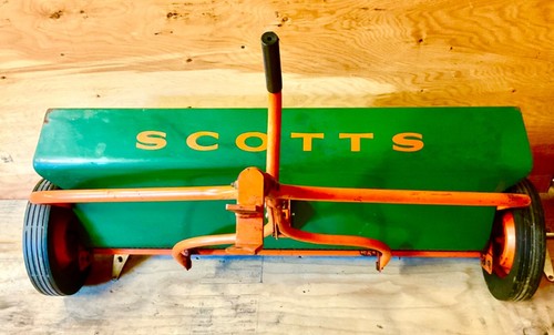 Rare 1960’s Vintage Scotts Pull Behind Drop Spreader Model 100T-4 | eBay