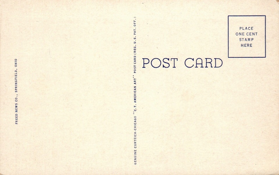SPRINGFIELD, OHIO INDUSTRY POSTCARD The Crowell-Collier Publishing, Co ...