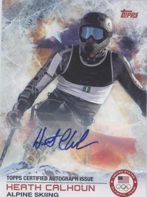 2014 Topps U.S. Olympic & Paralympic Team and Hopefuls - Heath Calhoun ...