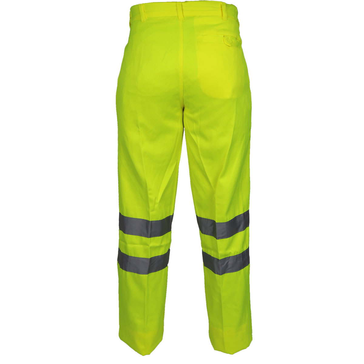 High Visibility Work Trousers with Elasticated waist Tabs Reflective ...