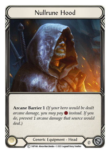 FAB Near Mint Nullrune Hood (Regular) - [History Pack 1] | eBay