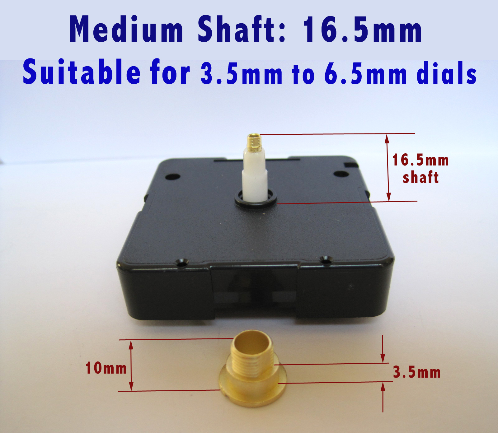 Quartz UTS HECHINGER JUNGHANS HERMLE clock mechanism Euroshaft, READ ...