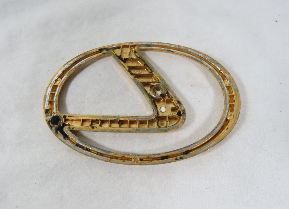 02-06 Lexus ES300 ES330 Front Hood Emblem Gold Badge Symbol Logo ...