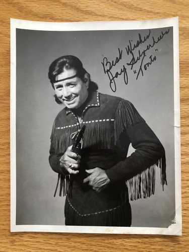VINTAGE Original Jay Silverheels Tonto Publicity Portrait Lone Ranger ...