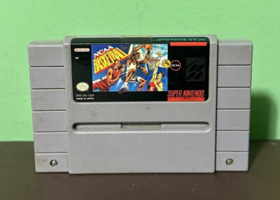 NCAA BASKETBALL (Super Nintendo) SNES game Cart Only Authentic Classic ...