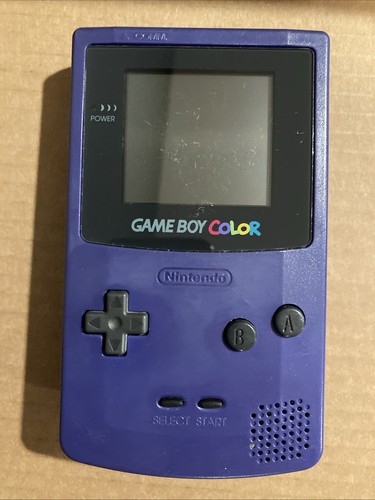 Nintendo Game Boy Color- Grape Purple - Tested Working | eBay