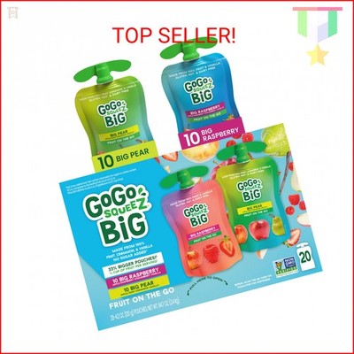GoGo squeeZ BIG Applesauce & Fruit Puree with Vanilla and Cinnamon ...