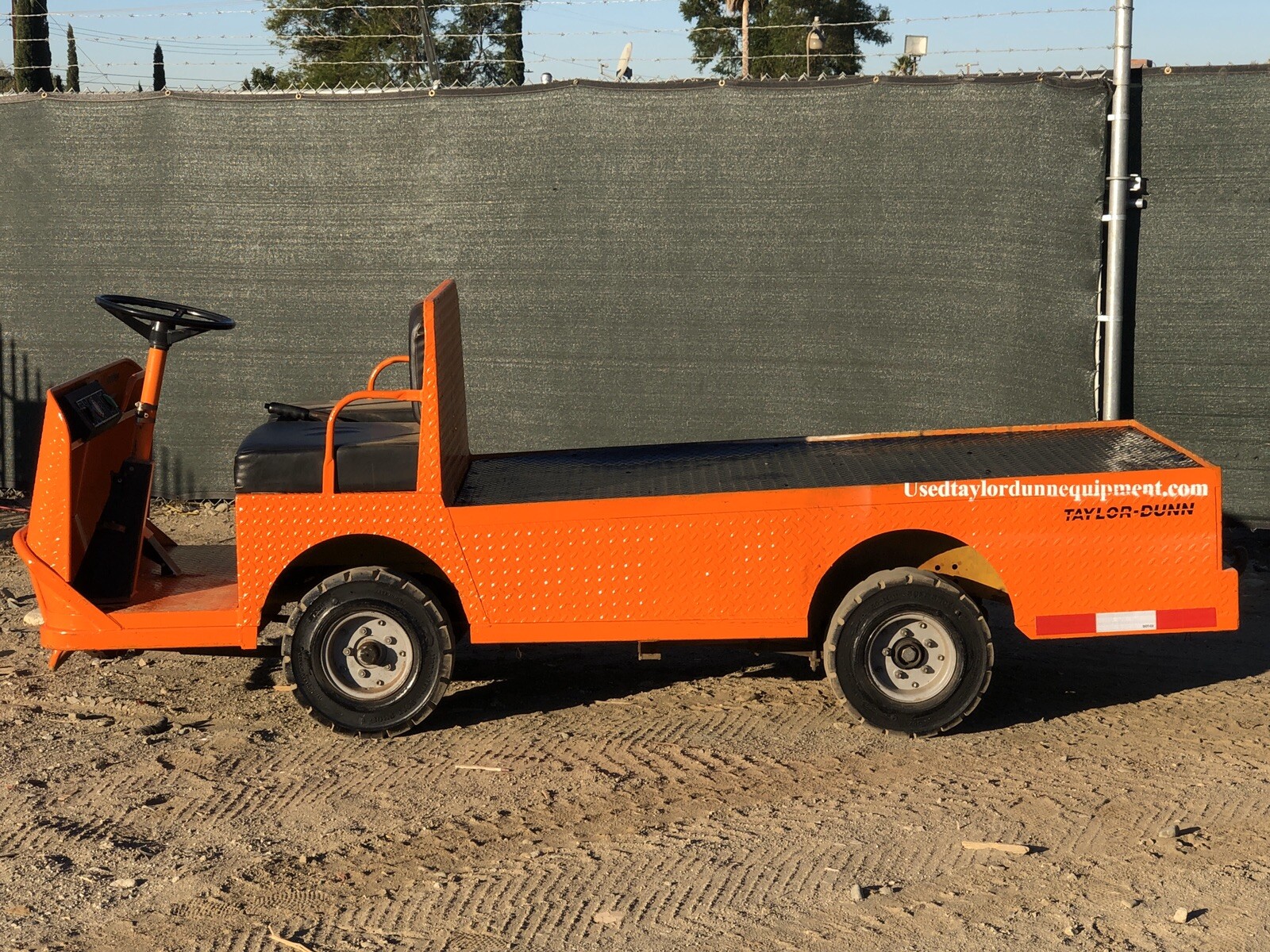 Taylor Dunn B248 Electric Industrial Flatbed Utility Cart Golf Cart | eBay