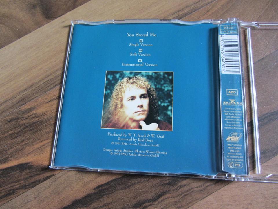 MIKE LINNEY You Saved Me OOP 1991 GERMANY CD single 3 versions | eBay