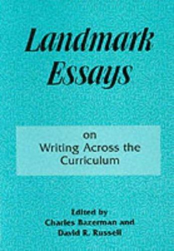 Landmark Essays on Writing Across the Curriculum, Paperback by Bazerman ...