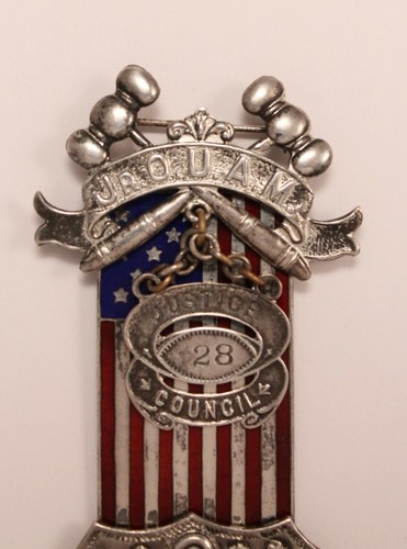 JR Order United American Mechanics OUAM Sterling Silver Freemason ...