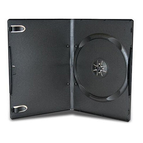 100 x BLANK SINGLE CD / DVD 7MM CASE IN BLACK (SLIM) | eBay