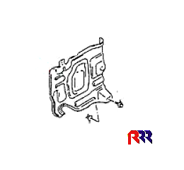 FOR SUZUKI SWIFT 89-94 RADIATOR OUTER H/LAMP SUPPORT PANEL- RIGHT ...