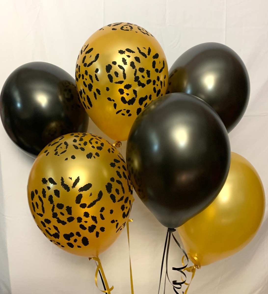 Printable Leopard Balloons