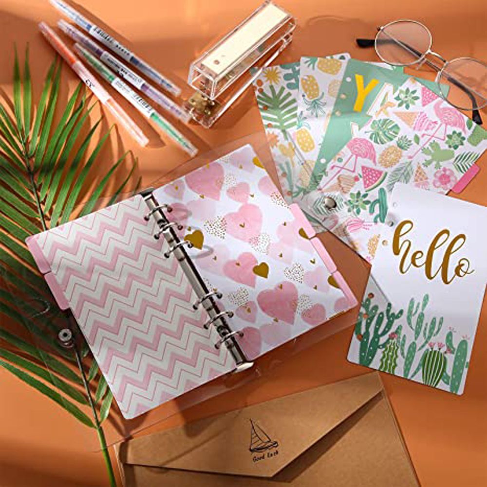 Dividers Binder Index Page Binder Indexing Cards Loose Leaf Separator ...