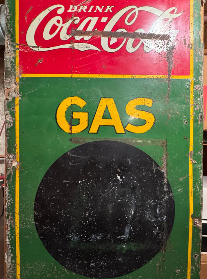 Very Rare 1932 Coca-Cola Gas Today Sign - 55" x 19" | eBay