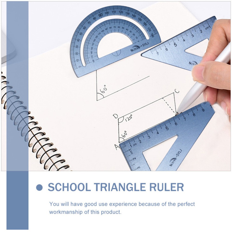 Math Tools Protractor Geometry Scale Ruler Circle Protractors | eBay