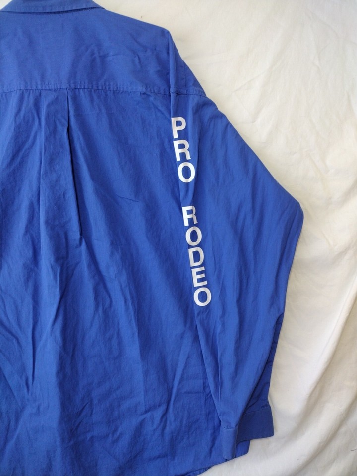 Cinch Pro Rodeo Enumclaw Button Up Blue Men's Size Xl Western | eBay