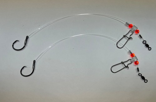 2 Pcs. Drum Rig Fish Finder Rigs Surf Fishing Striped Bass Shark ...