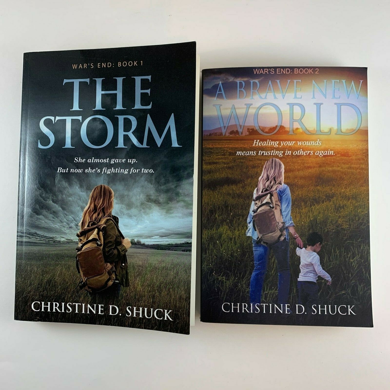 War's End Books 1-2 Christine Shuck The Storm Brave New World Survival ...