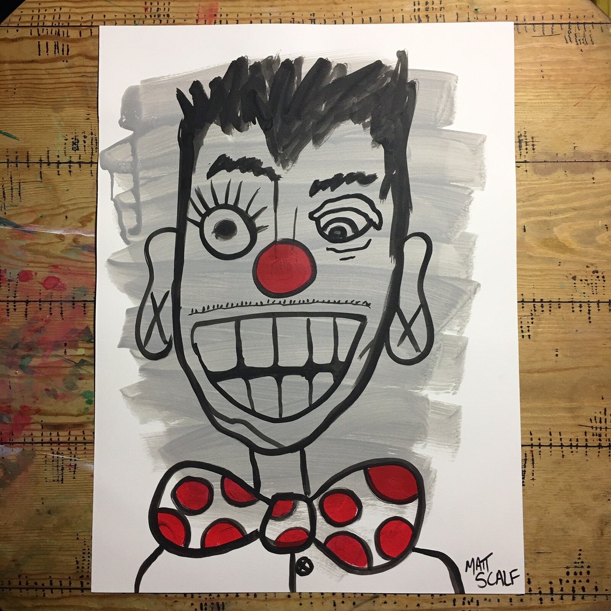 Creepy Face Drawing Funny