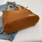 Waterproof Lightweight Canvas Bag Solid Color Tote Bags | eBay