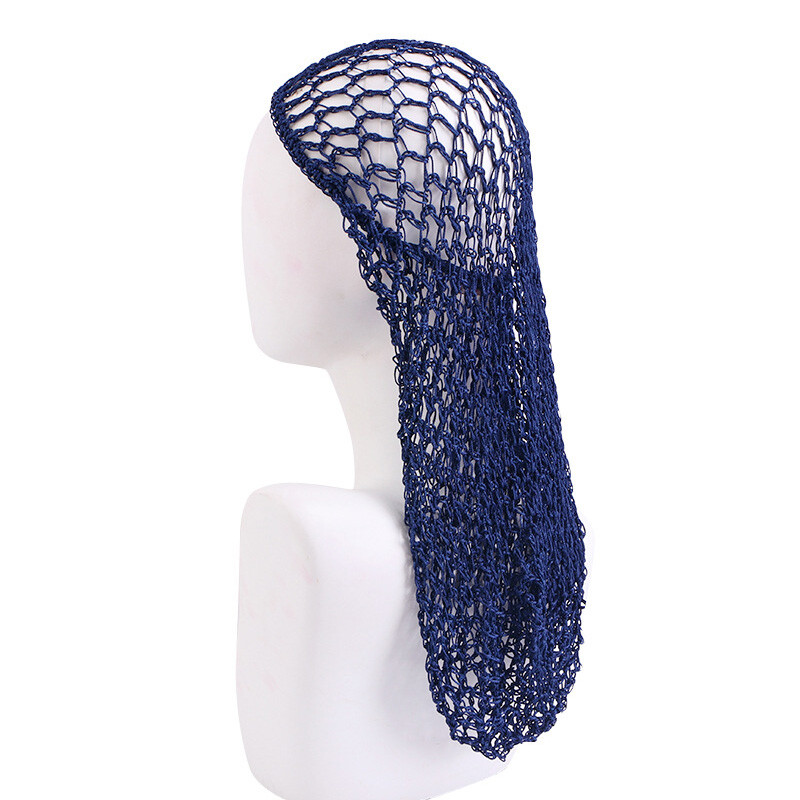 Women Soft Rayon Snood Hair Net Crocheted Head Cover Hairnet Mesh Wrap ...