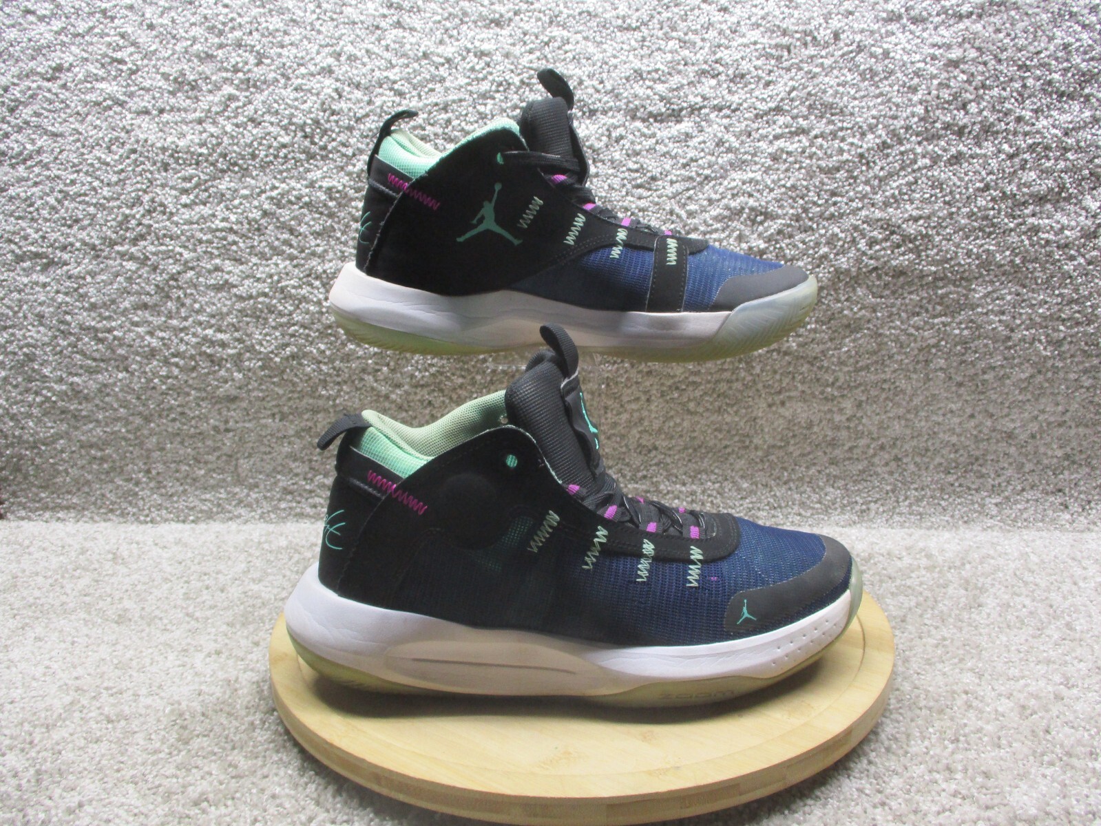 NIKE AIR JORDAN Jumpman 2020 ‘Black Green Glow Blue V… - Gem