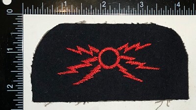 WWII British Royal Signals Wireless Radio Operator Mechanic Badge Patch ...