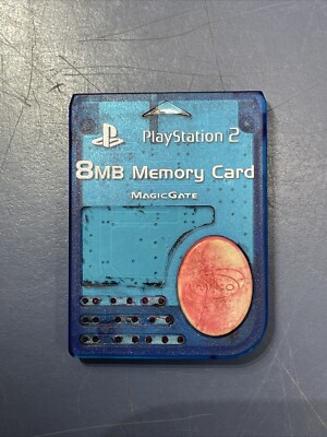 NYKO Clear Blue 8MB MAGICGATE MEMORY CARD FOR SONY PLAYSTATION 2 TESTED ...