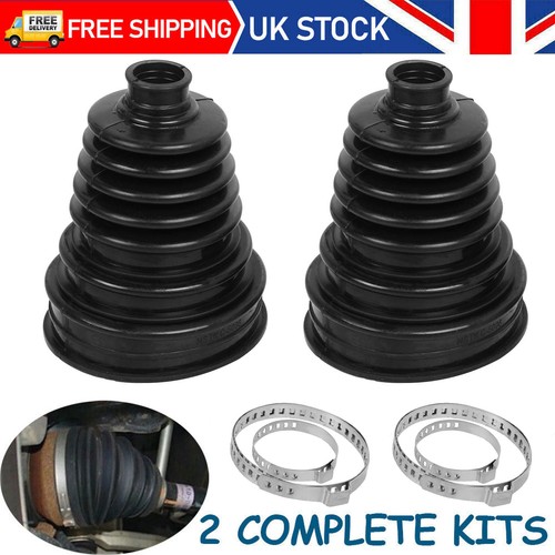 2 PCS CV BOOT KIT STRETCHY UNIVERSAL FIT DRIVE SHAFT GATOR JOINT BOOT ...