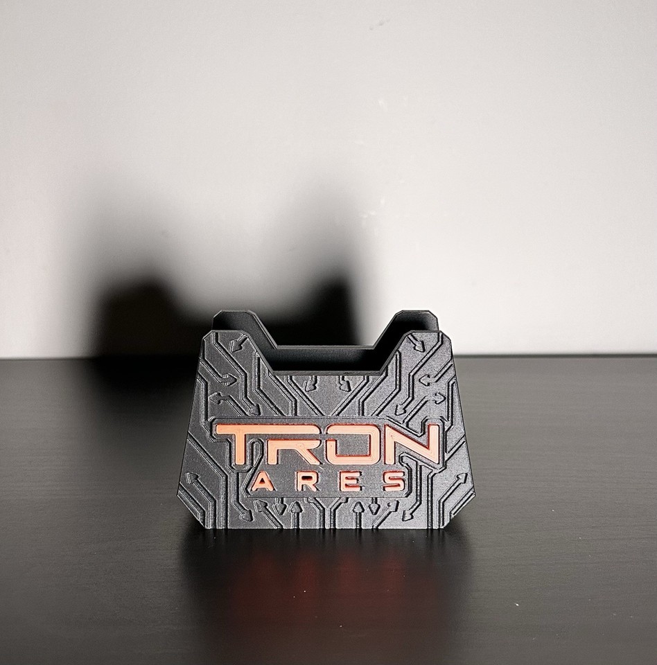 Tron Ares Identity Disc Display | Sci-Fi Collectible Stand | 3D Printed ...
