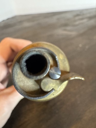 Antique Copper & Brass Black Powder Flask Made In Italy 🇮🇹 | eBay