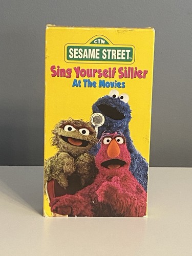 Sesame Street Sing Yourself Sillier at the Movies VHS Tape 1997 Sony ...