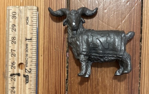 Vintage Pewter United States Naval Academy Mascot Bill The Goat Figure ...