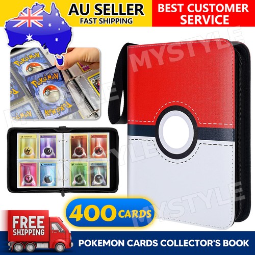 For Pokemon CCG Cards 400 Pocket Card Folder Binder Album Book Cards ...